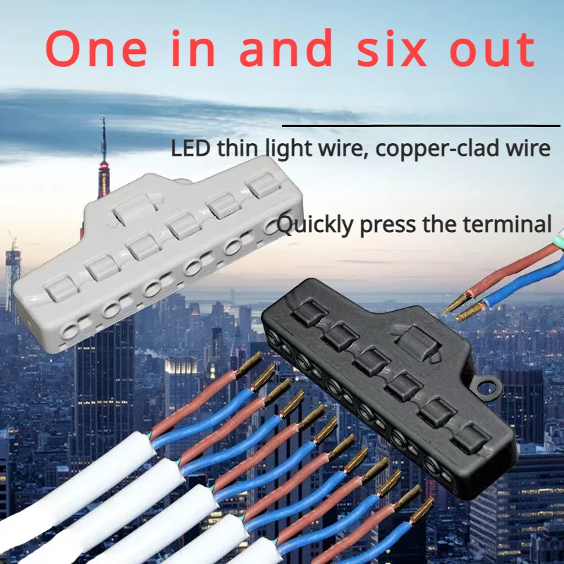 Poorten-Push-In-Snel-Snel-Draad-Connector-Distributie-Bedrading-Kabel ...
