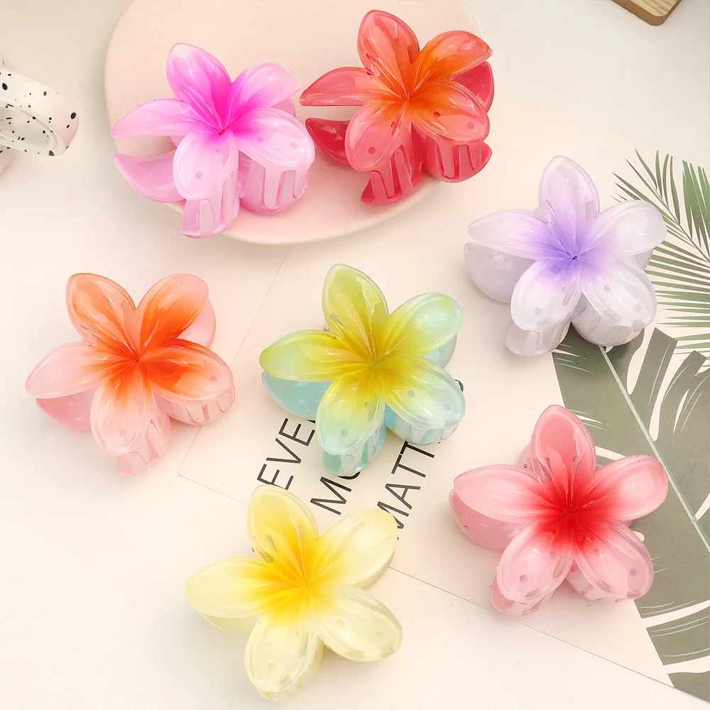 Summer-Fashion-Egg-Flower-Hair-Clips-For-Women-Beach-Vacation-Bohemia ...