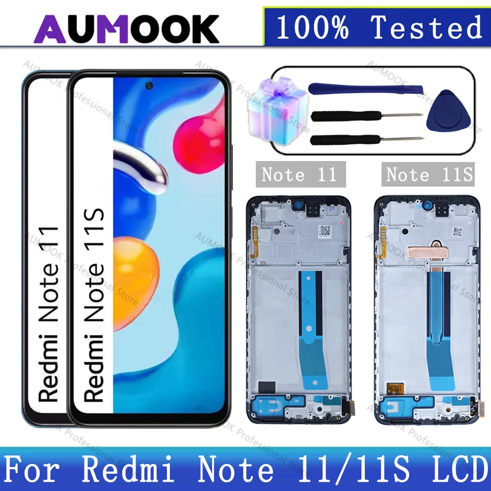 6,43 "nuevo para Xiaomi Redmi Note 11S pantalla LCD 2201117SG para ...