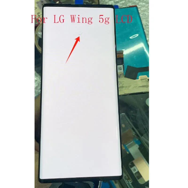 Original 6.8" AMOLED For LG Wing 5G LCD LMF100N LM-F100 Display Touch ...