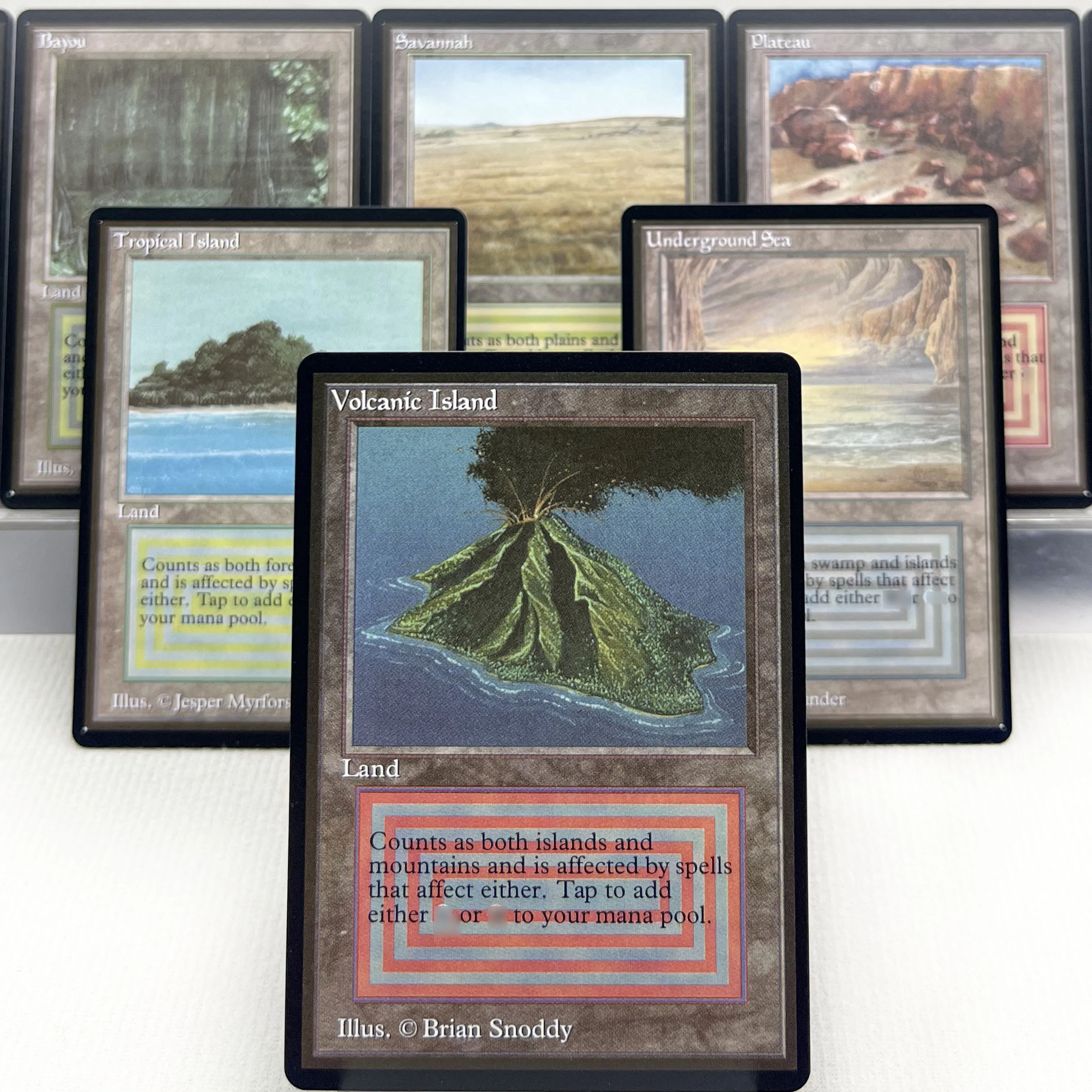 Revised Unlimited MIX1-001 Tcg proxy magical cards home play dual lands ...