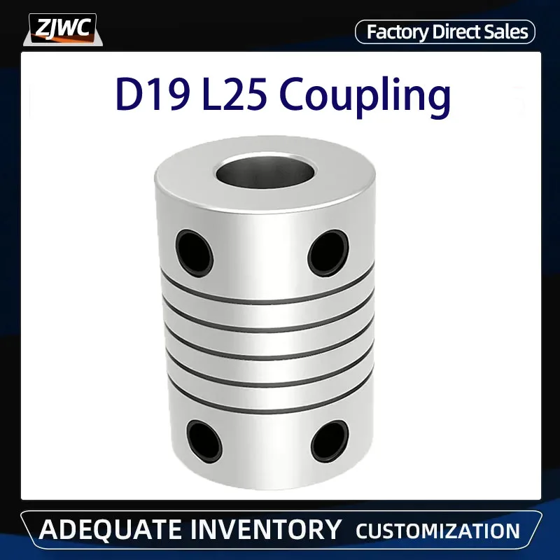 D19L25-Coupling-3mm-4mm-5mm-6mm-6-35mm-8mm-10mm-Flexible-Coupler-For ...