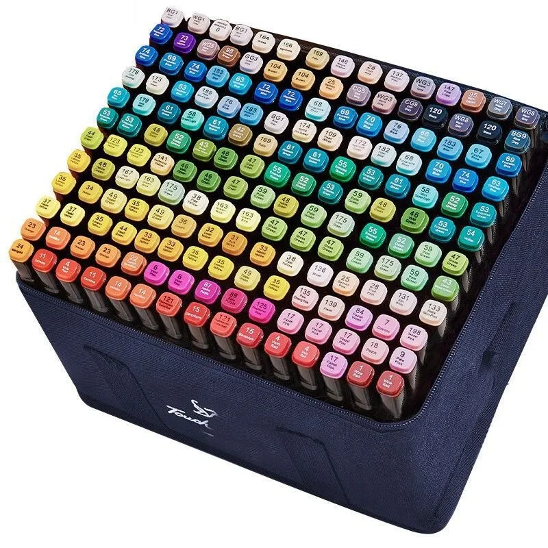 24-120-Colors-Double-Headed-Art-Marker-Pen-Manga-Sketch-Tip-Alcohol ...