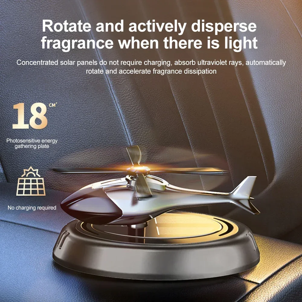 Alloy-ABS-Solar-Aroma-Diffuser-Car-Air-Freshener-Automatic-Rotation ...