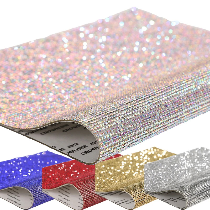 Self Adhesive Crystal Rhinestone Sticker Glass Decal Sheet Trim DIY ...