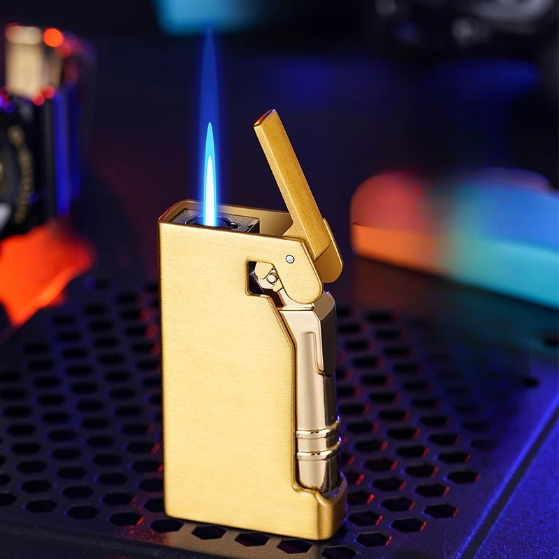 New-Special-shaped-Windproof-Lighter-Side-Mechanical-Ignition-Alloy ...