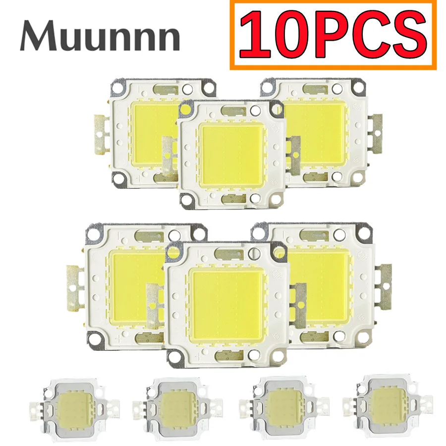10-PCS-High-Quality-LED-Beads-Chip-10W-20W-30W-50W-100W-LED-COB-Chip ...
