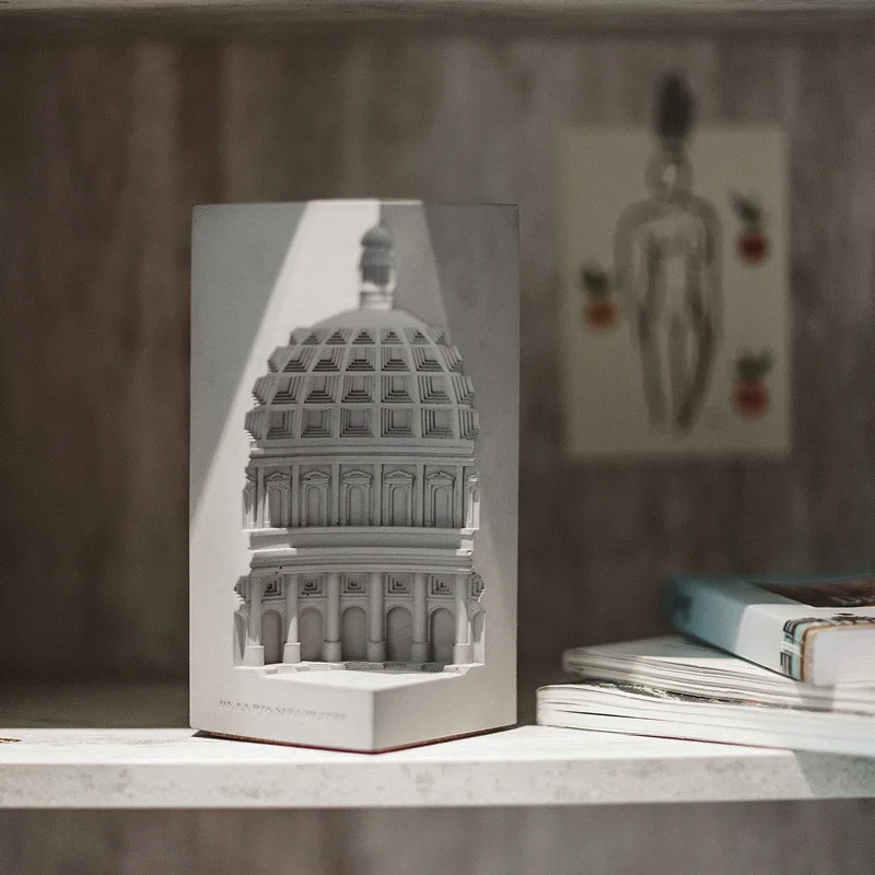 Architecture-Model-Roman-Pantheon-Dome-Column-Greek-Temple-Building ...