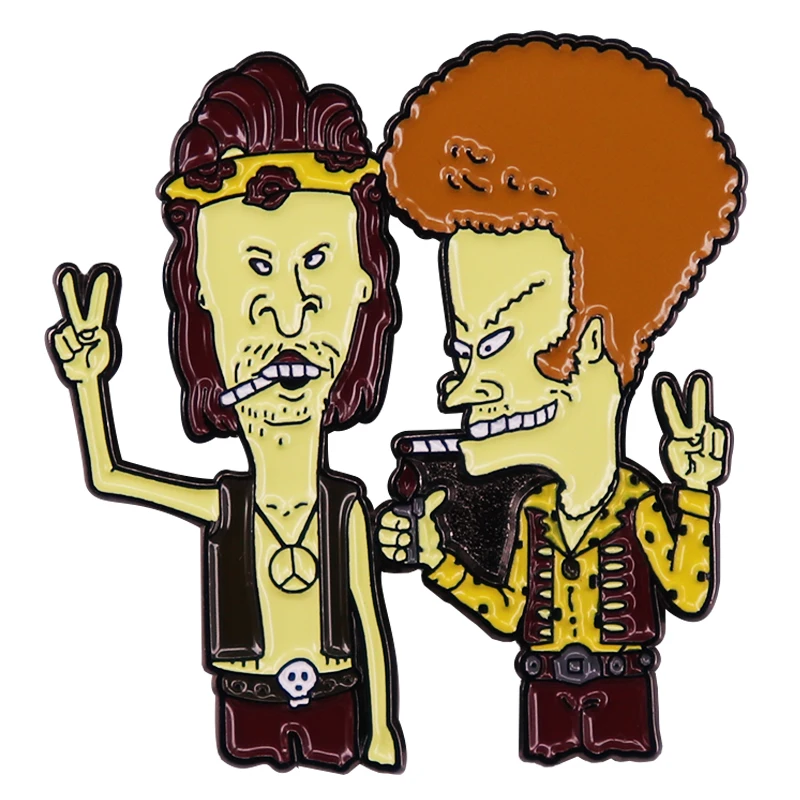 Smoking-Beavis-N-Butthead-Enamel-Pin-Funny-Cartoon-TV-Series-Badge ...