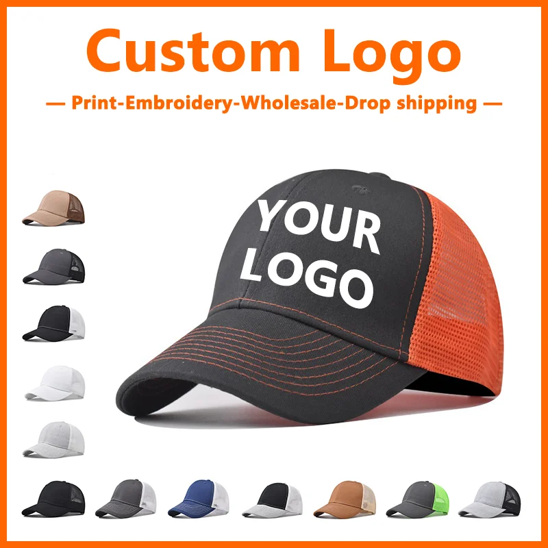 Custom-Embroidery-Mesh-Hat-for-Men-and-Women-Hardtop-Hat-Baseball-Caps ...