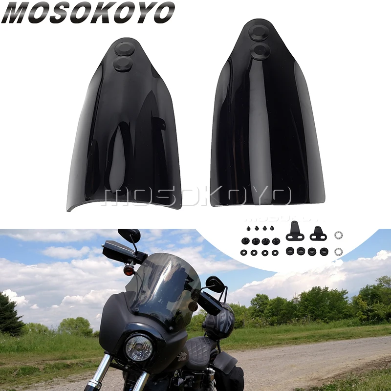 Motorcycle-Handle-Bar-Hand-Guard-Protector-Wind-Deflector-Motorbike ...