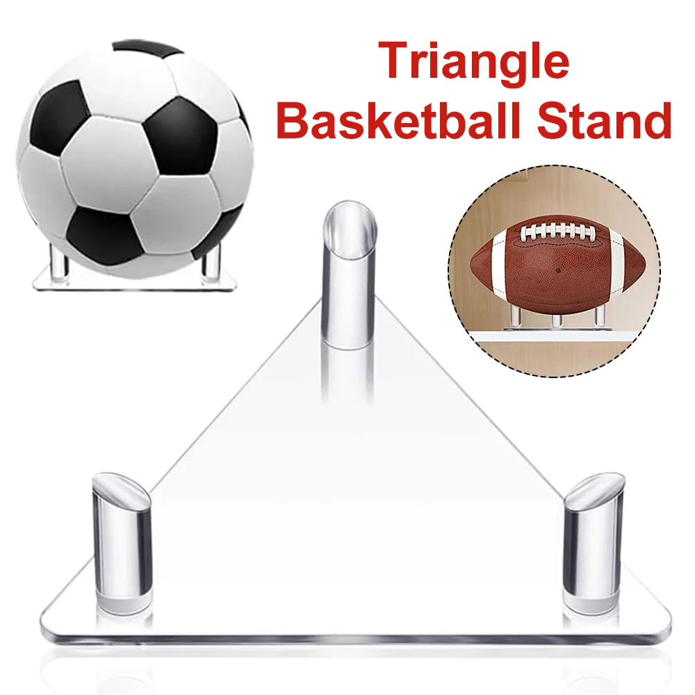 Acrylic-Children-Basketball-Triangle-Rack-Transparent-Ball-Holder ...