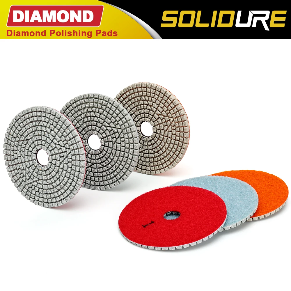 3pcs-set-4-Inch-Wet-3-Step-Flexible-Polishing-Pads-Diamond-Granite ...