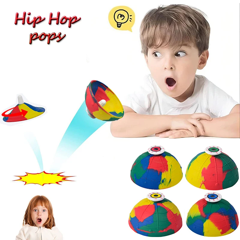 High-Bouncing-Power-Toy-Springs-camouflage-Bounce-Bowl-Magic-Elastic ...