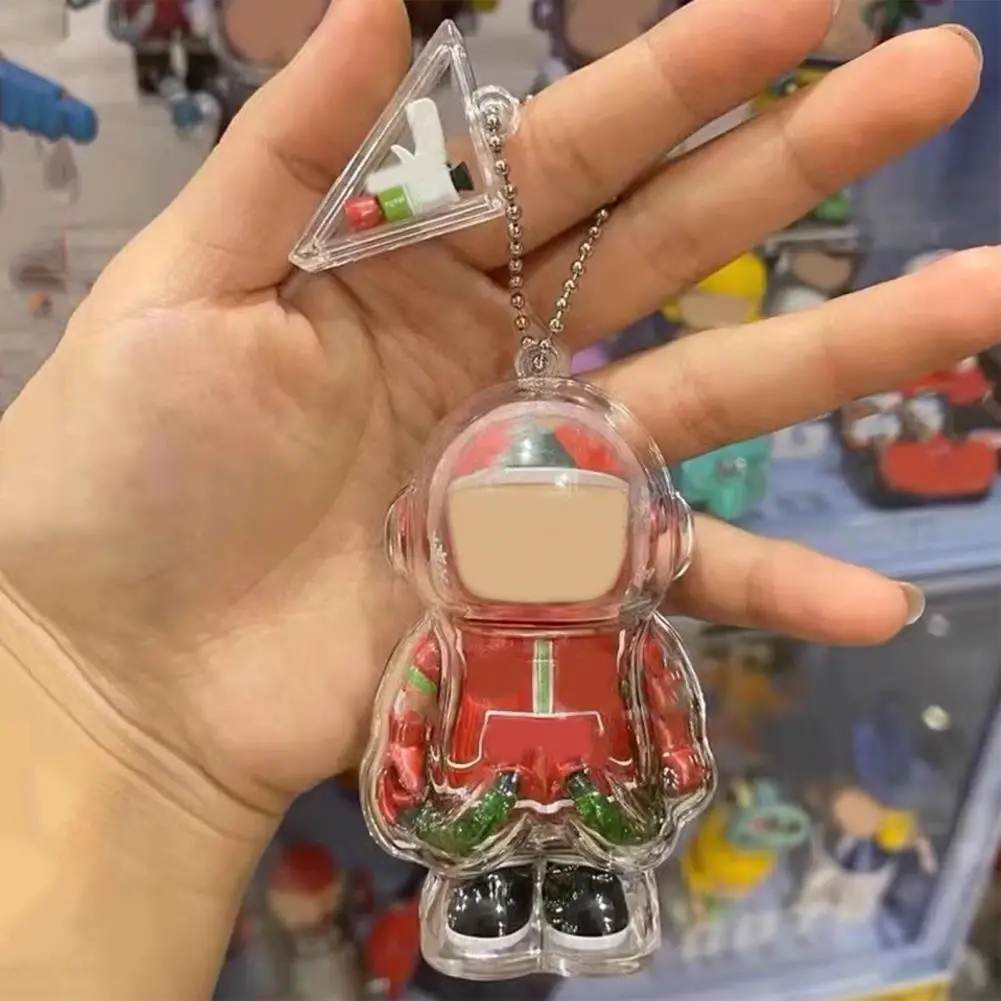 Keychain-Pendant-Transparent-Visible-Design-Doll-Protective-Shell-Clear ...