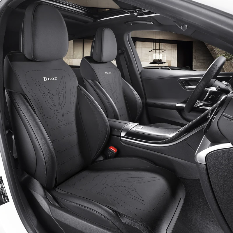 Custom Fit Car Accessories Suede Saddle Seat Cushion Pad Half Covered ...