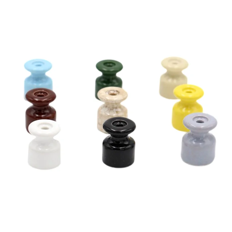 5 pieces 10 pieces 50 pieces Porcelain Insulator Ceramic Wiring Guider ...