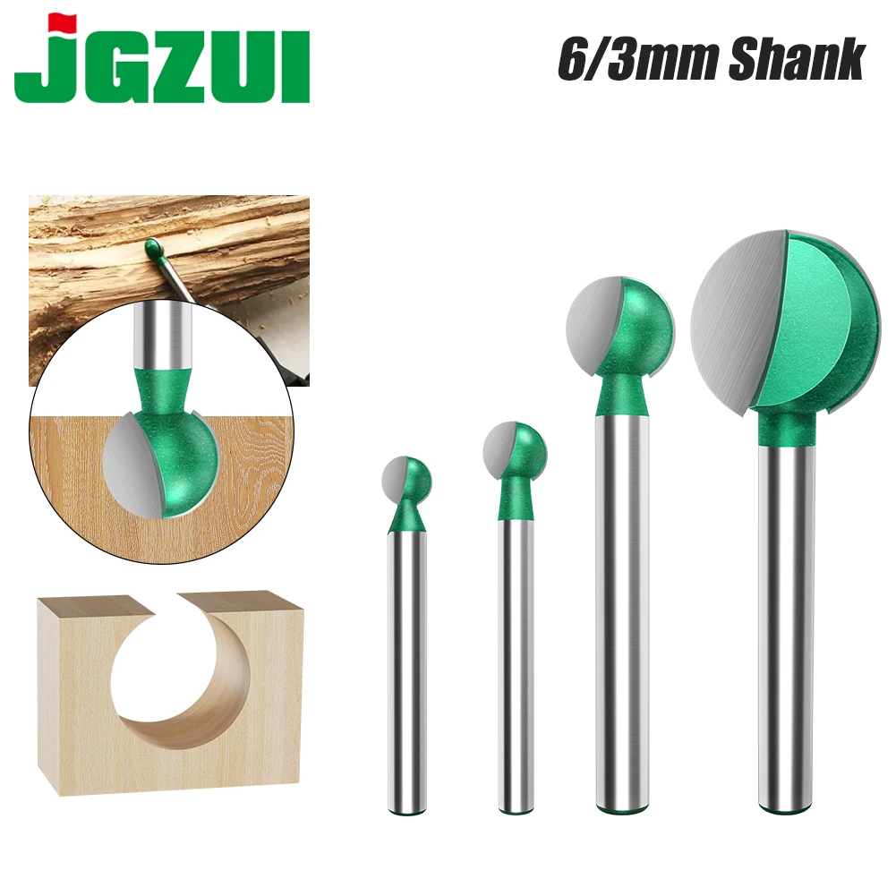 3mm-6mm-Shank-Ball-Nose-Round-Carving-Bit-Cove-CNC-Milling-Cutter-Ball ...
