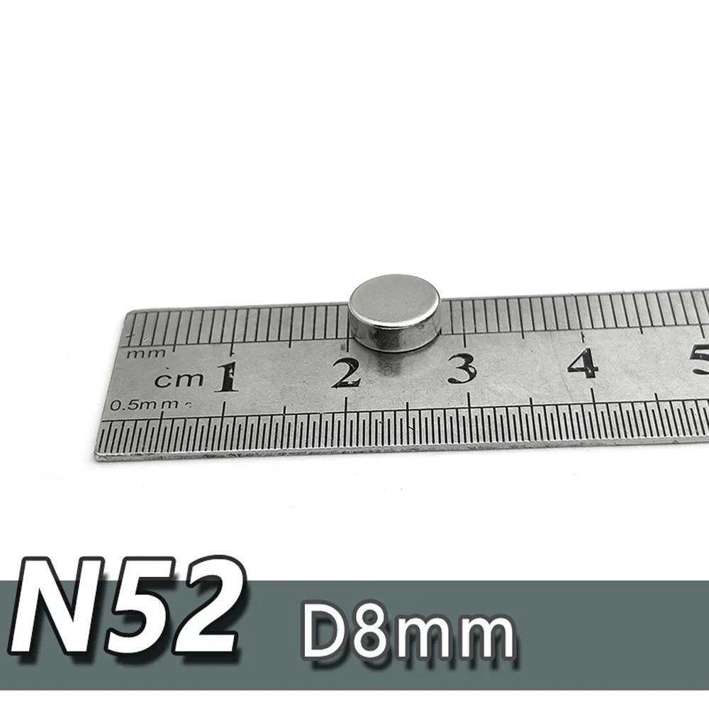 10pcs-N52-Magnet-8x2mm-8x3mm-8x4mm-8x5mm-Strong-Magnetic-Round-Disc ...