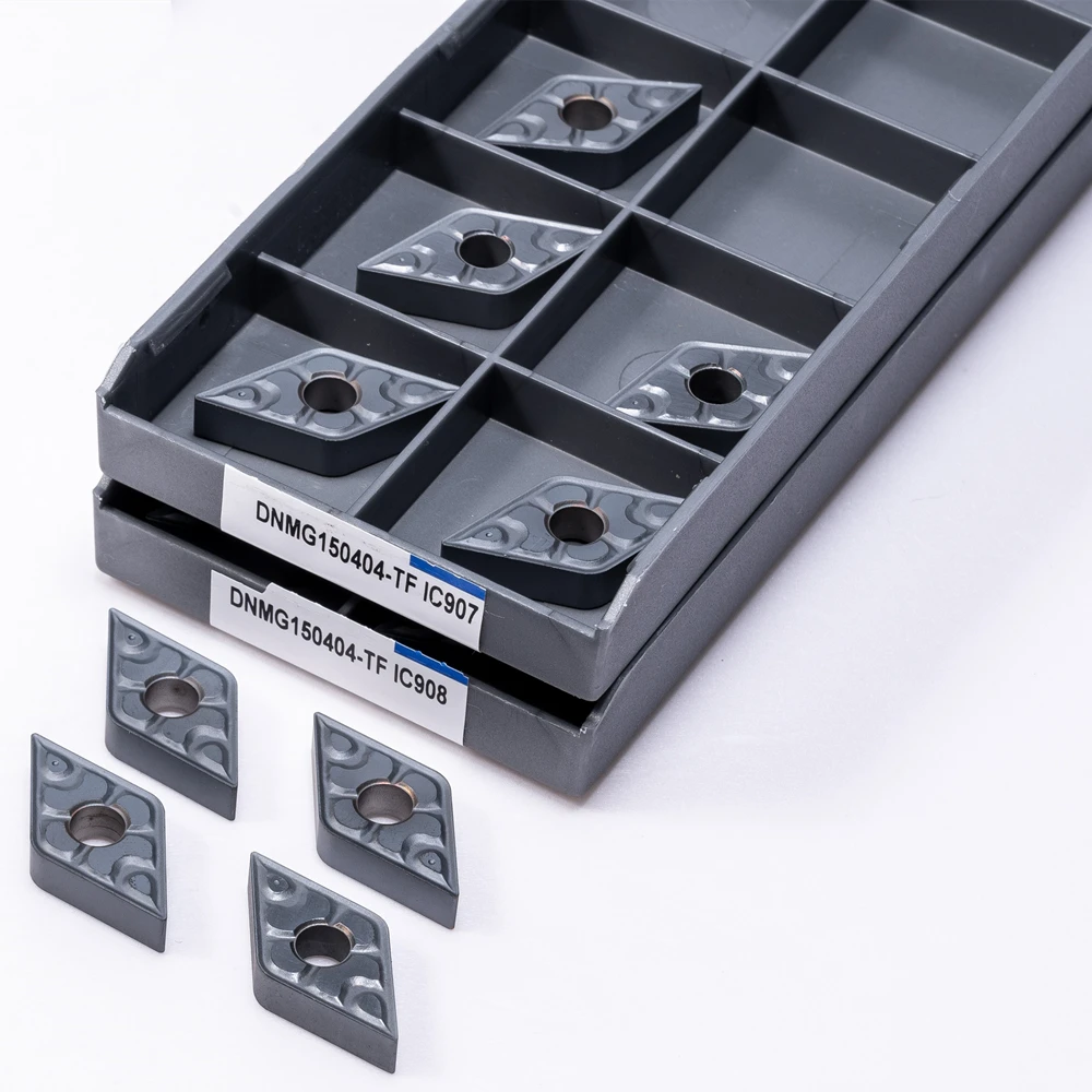10PCS-CNC-DNMG-150408-Original-Carbide-Inserts-External-Turning-Tool ...