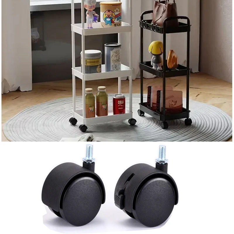 4-Pieces-Wheels-Caster-360-Rotatable-Swivel-Castor-Wheels-Trolley-Cart ...
