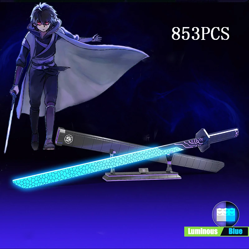 836Pcs Anime Scissor Seven Assassin Knife Blade Sword Building Blocks ...
