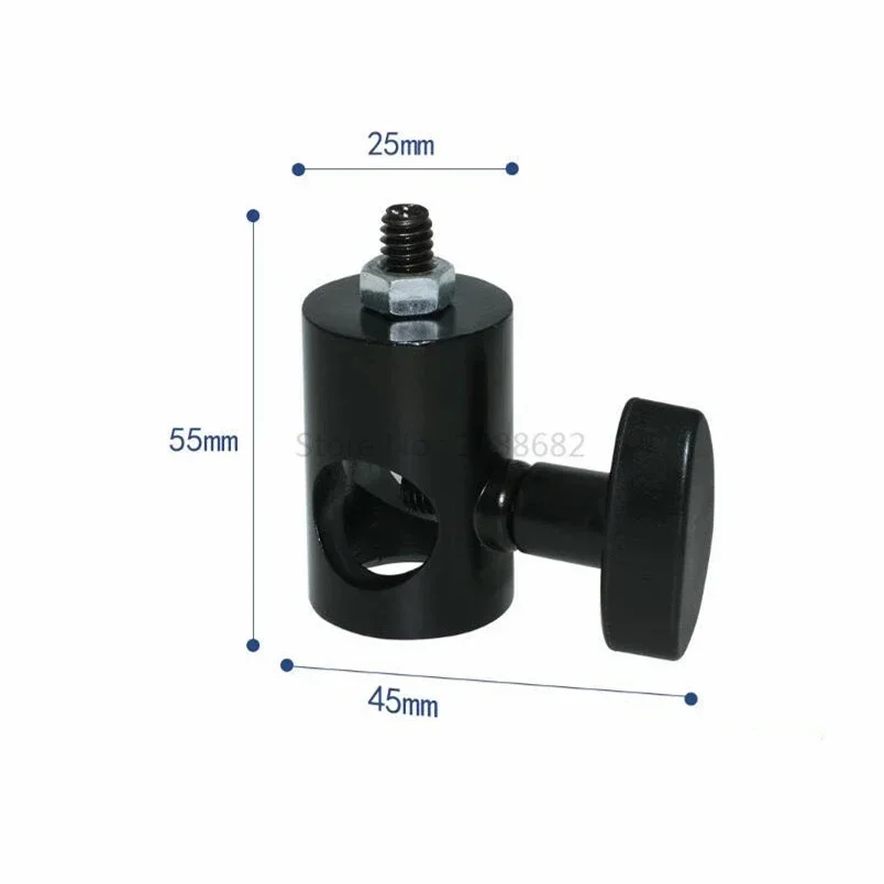 Tripod Light Stand Flat Head Converter to 1/4 Screw Adapter for LED ...