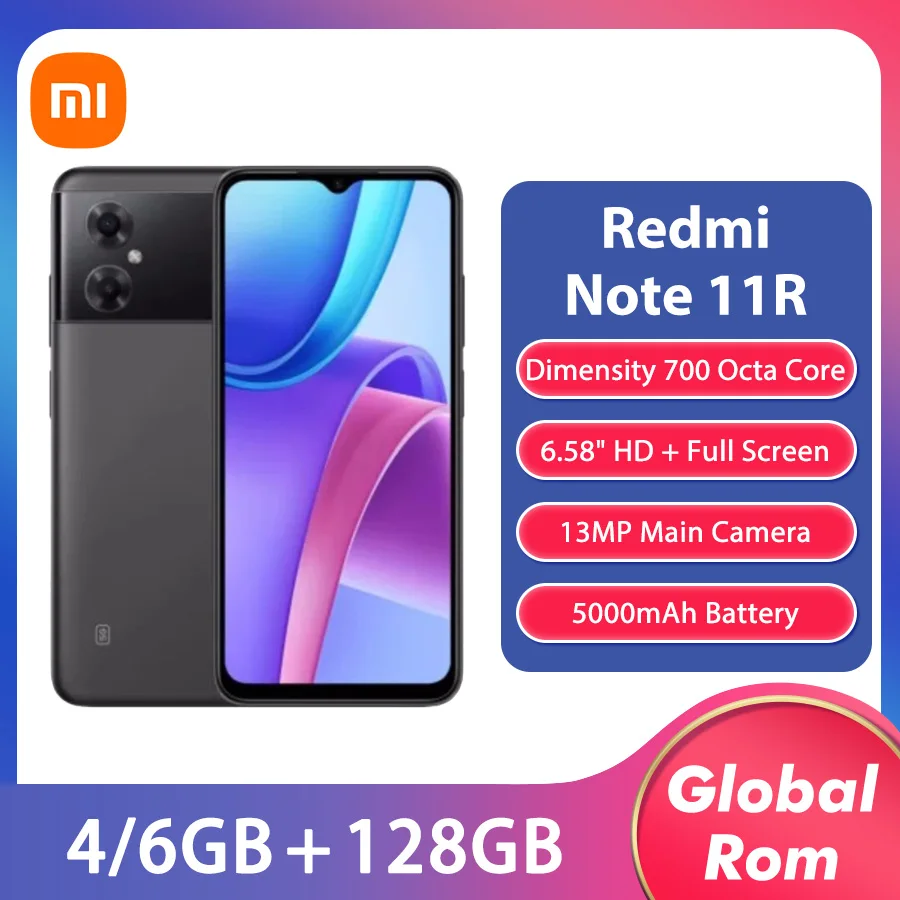 Xiaomi-Redmi-Note-11R-5G-Mobile-Phone-4GB-6GB-RAM-128GB-ROM-Dimensity ...