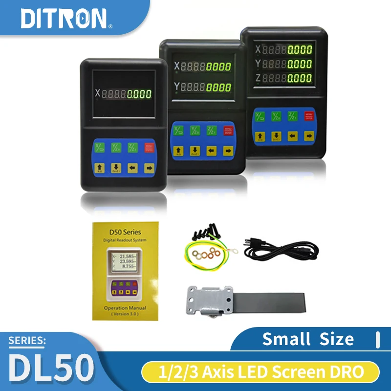 Ditron 1/2/3 axis mini tamanho led dro digital readout display para ...