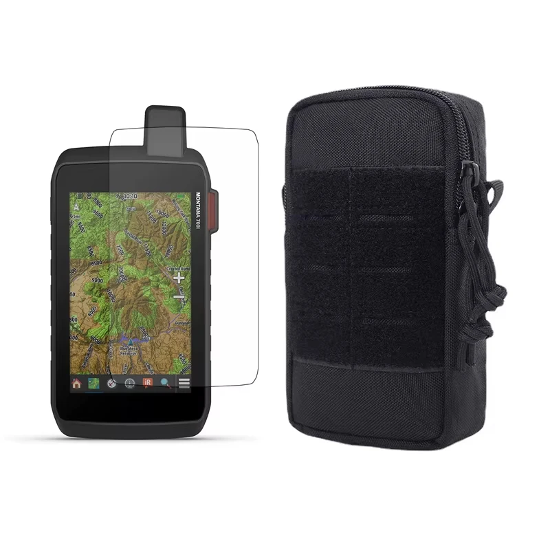 Military Tactical Pouch Case with Arm Belt + Screen Protector Shield ...
