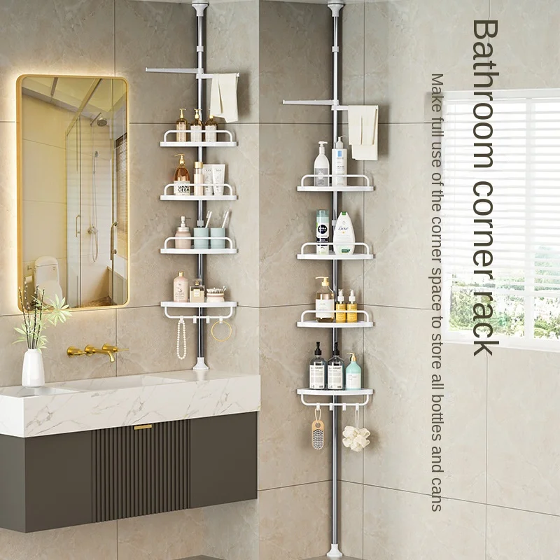 Bathroom-standing-rack-corner-storage-rack-toilet-sorting-racks-to ...