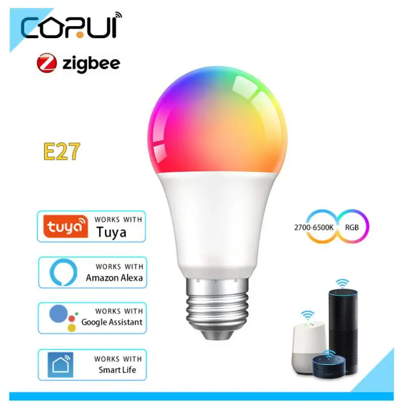 CORUI-Tuya-9-12-15-18W-Zigbee3-0-Smart-Bulb-RGBCW-Remote-Control-Color ...