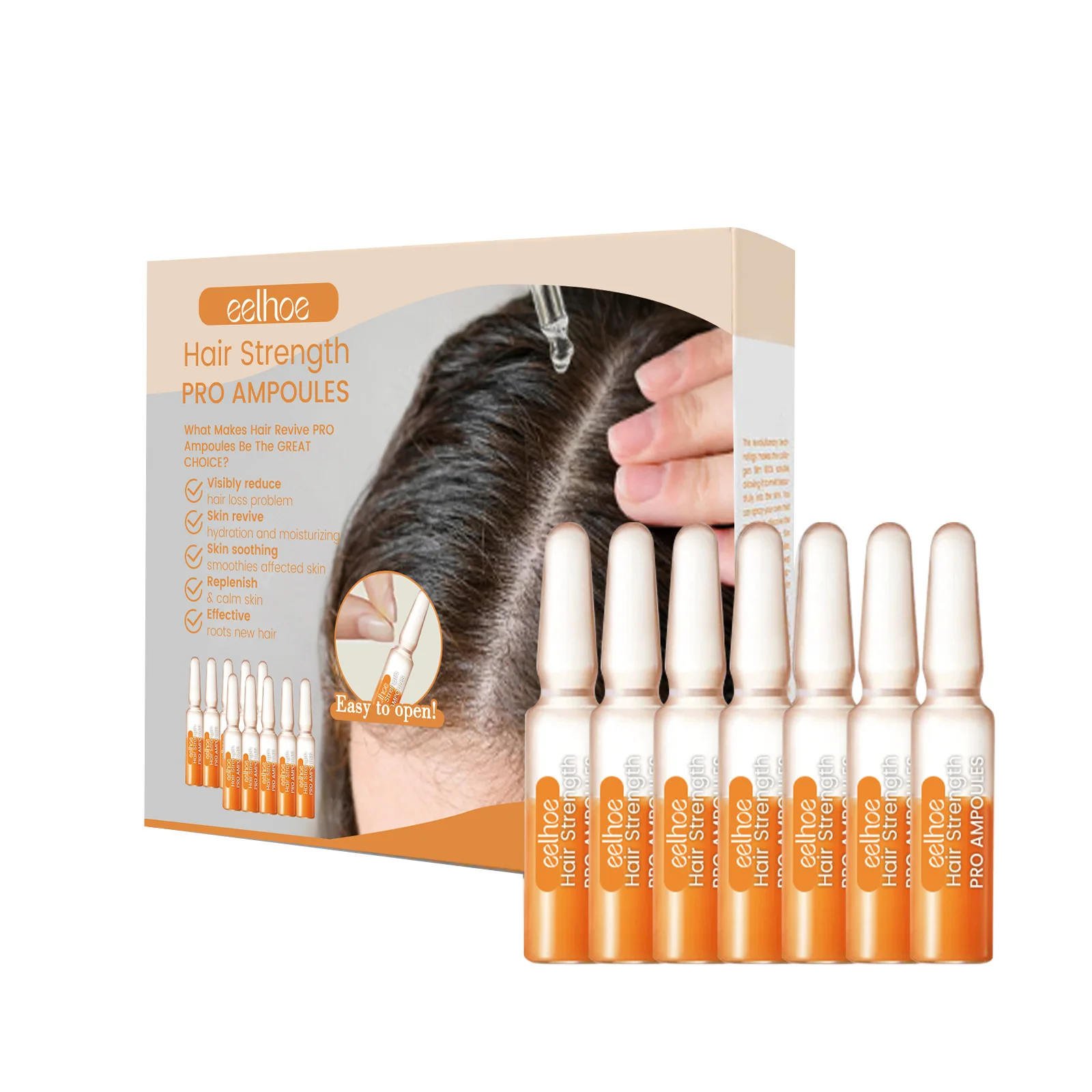 Suero para el rápido crecimiento del cabello, previene la caída del ...