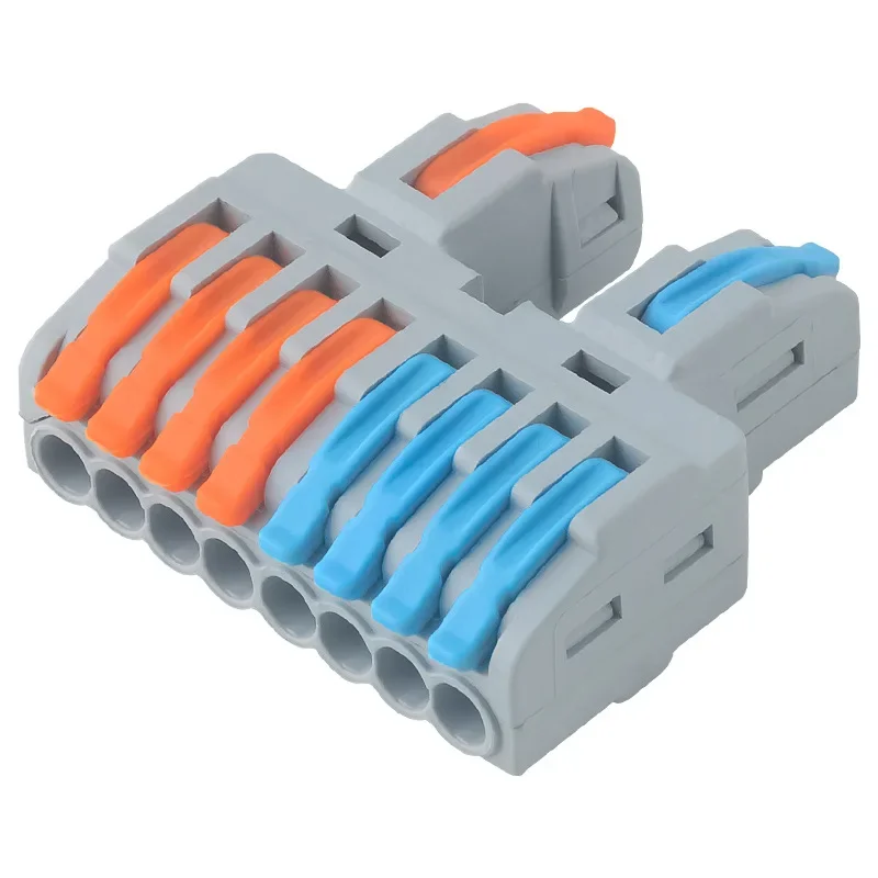 2-in-Multiple-Out-Lighting-Wire-Terminals-Block-Connector-Electrical ...