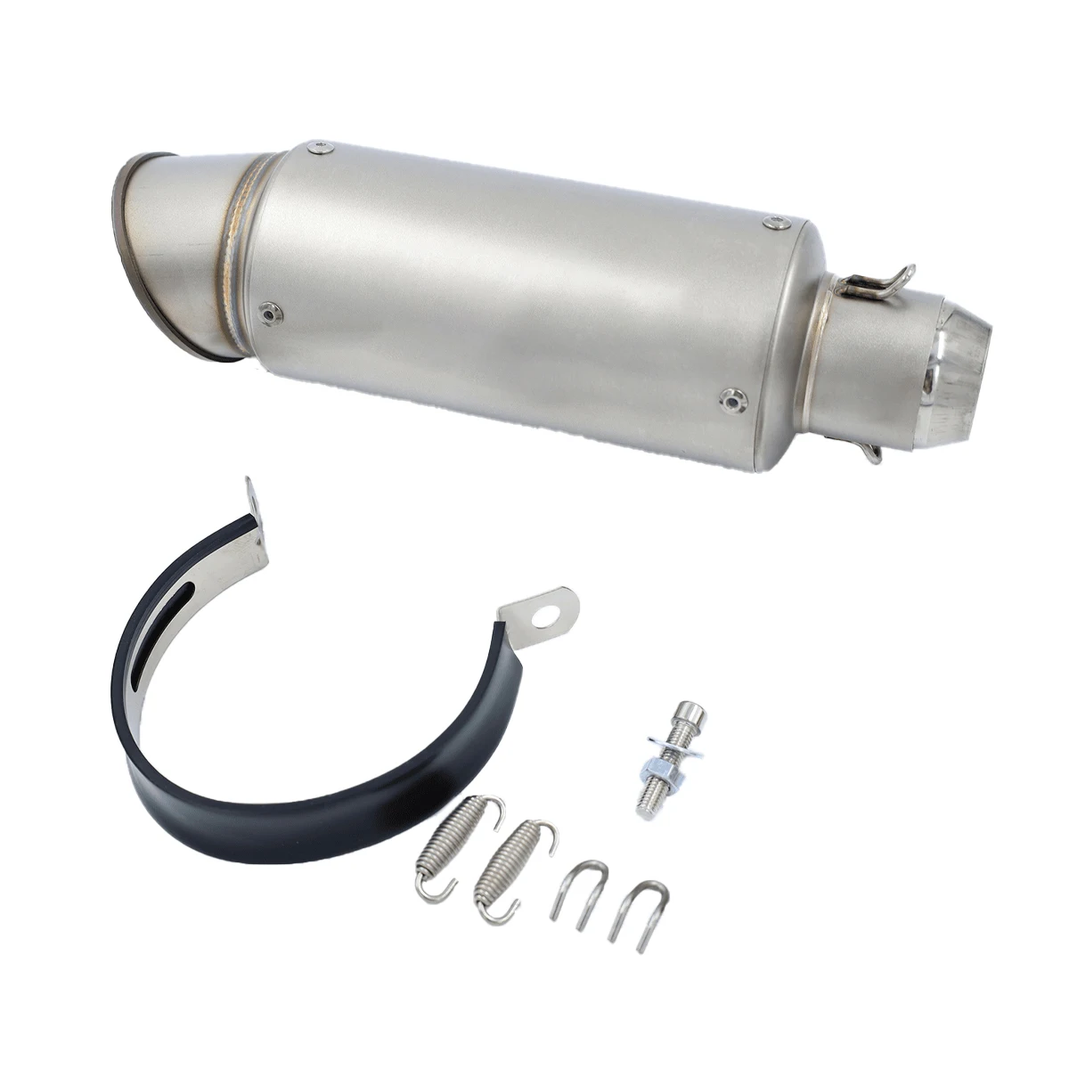 1-piece-of-titanium-colored-small-cannon-oblique-motorcycle-universal ...