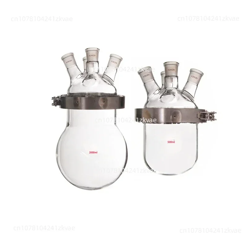 Open Reactor Glass Distillation Reactor Open Reaction Bottle Three ...