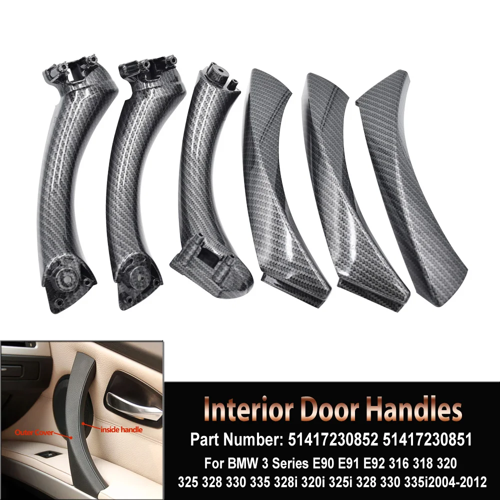 51417230852 51417230851 Car Left Right Inside Handle Door Panel Fit for ...