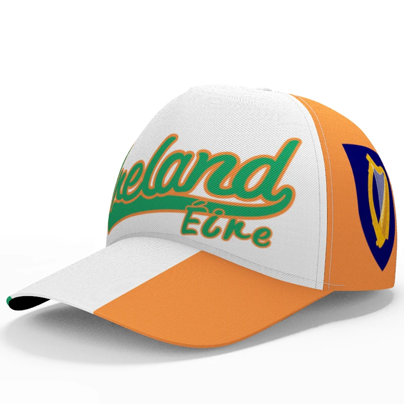 Ireland Baseball Cap Free 3d Custom Made Name Team Logo Ie Fishing Hat ...