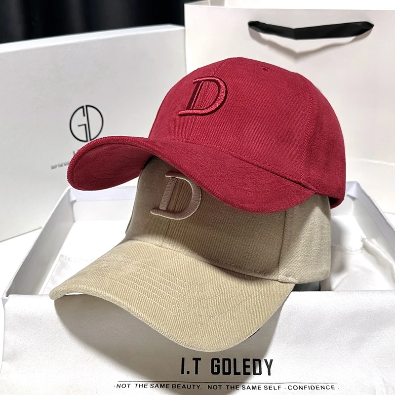 Red-High-grade-Baseball-Cap-Women-2024-New-Men-s-Wide-Brim-Deep-Hat ...