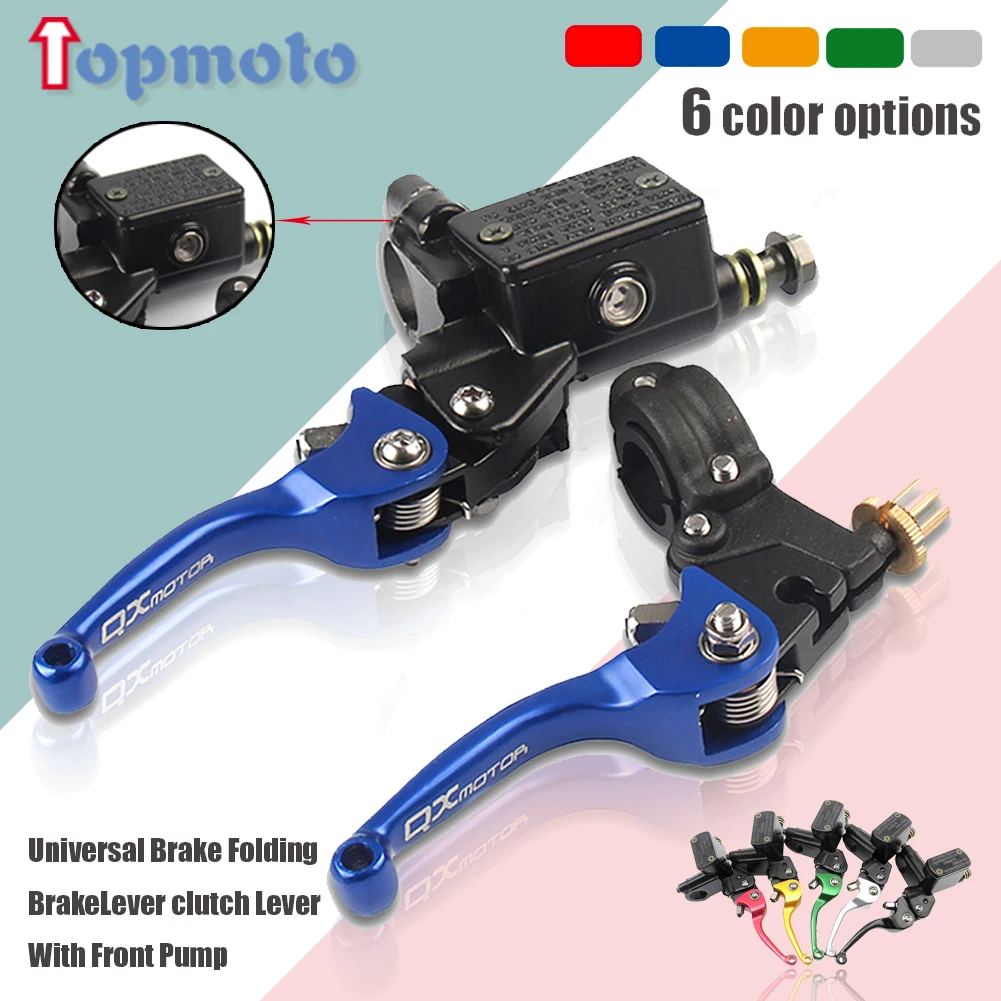 Motorcycle-Brake-Folding-Brake-Lever-clutch-Lever-With-Front-Pump-Fit ...