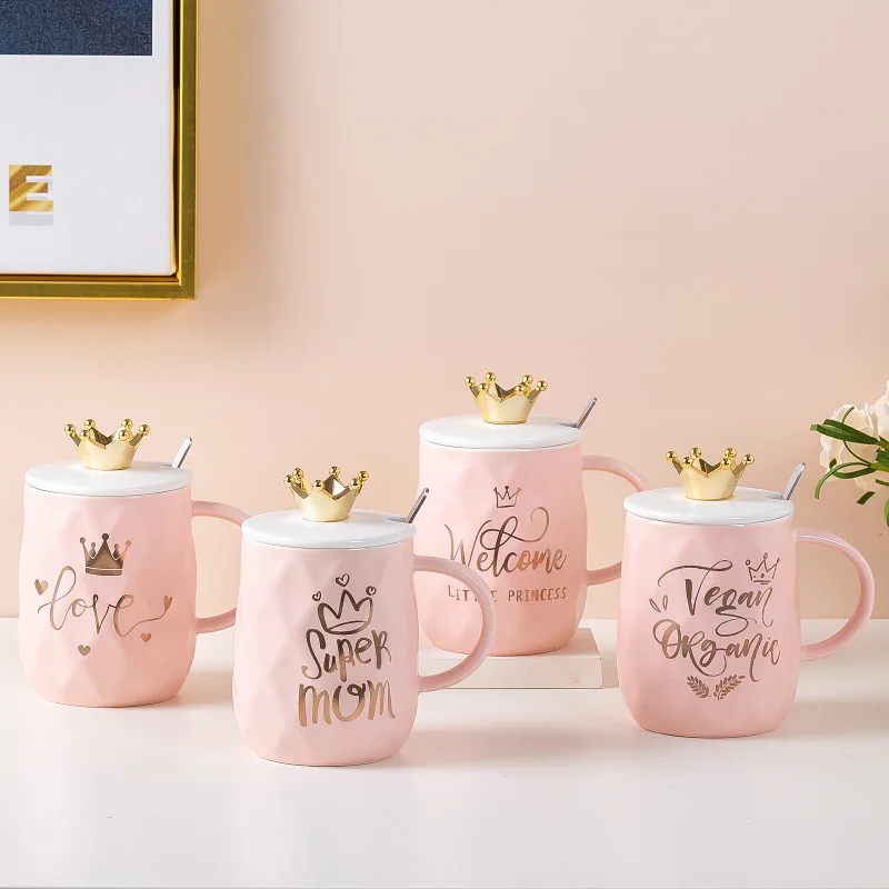 Porcelain Pink Princess Crowns
