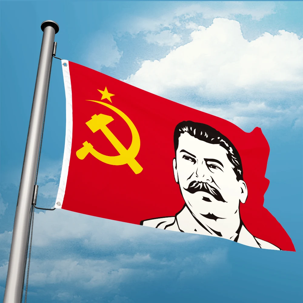 Joseph Stalin Soviet Union Flag Dissolution Of The Soviet Union