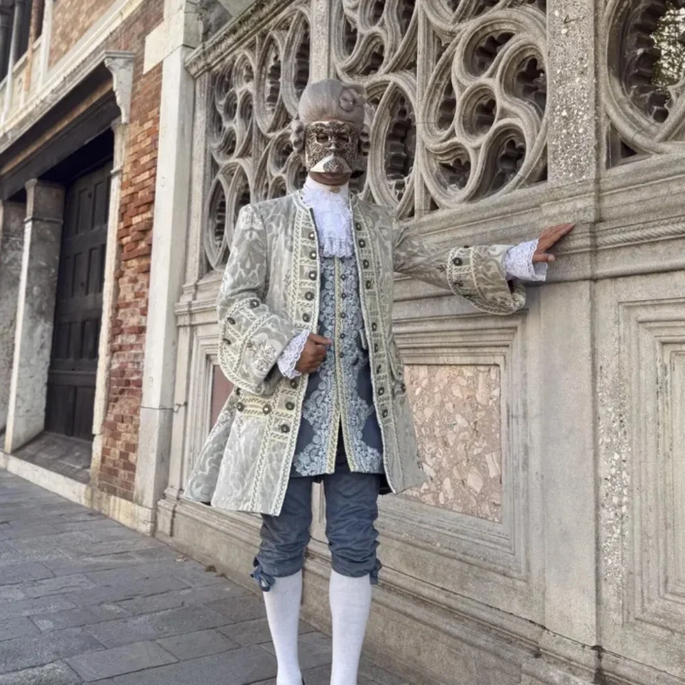 1700s Men's Baroque Rococo Gentleman Costume Victorian Royal Court ...