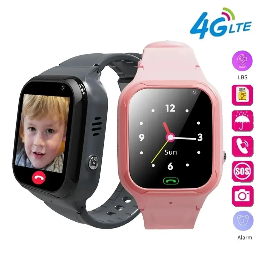 4G-Kids-Watch-SOS-Call-Phone-Video-Children-Smart-Watches-HD-Camera ...