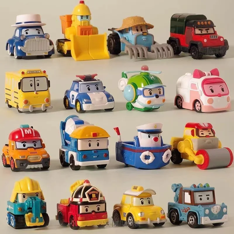 28 Style Silverlit Robocar Korea Kid Alloy Toys Robot Model Car Poli ...
