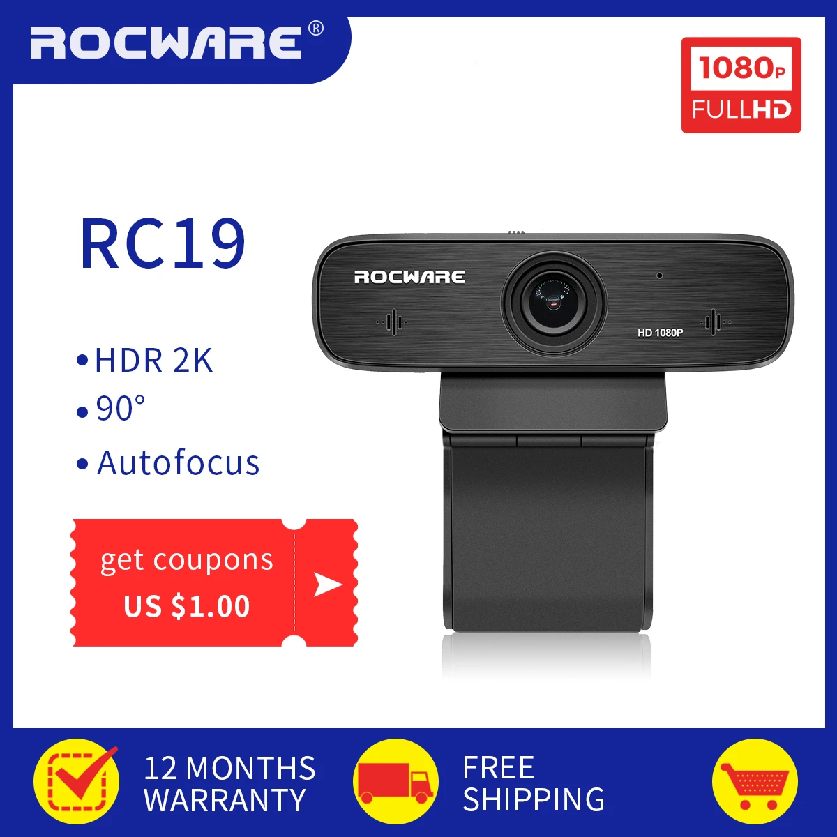 ROCWARE-RC19-1080P-Mini-Webcam-Full-HD-With-Mic-USB-Web-Camera-Video ...