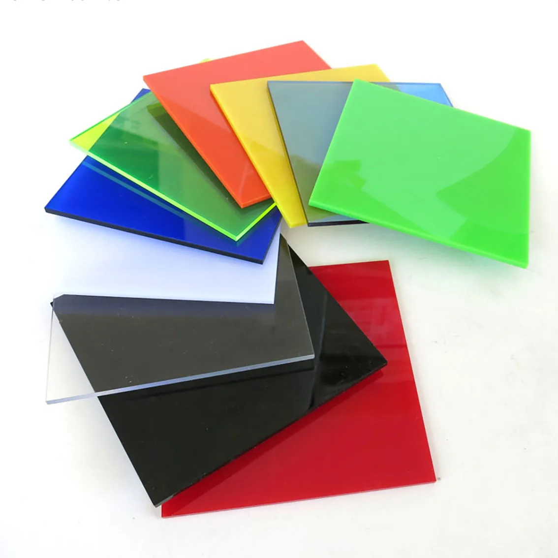 1Pcs Colored Plastic Sheet 80*80mm Thick 2.3mm Plastic Board For DIY ...