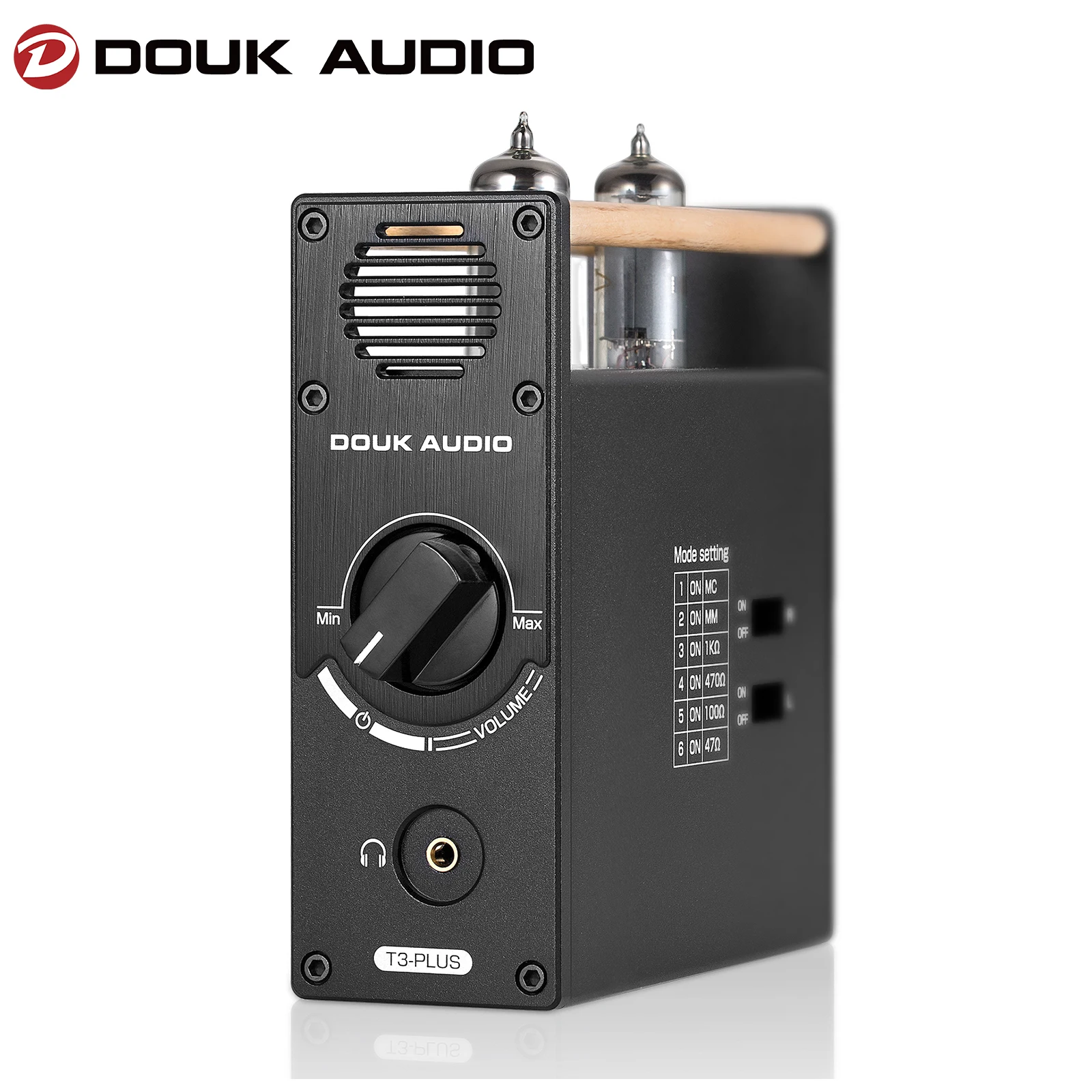 Douk Audio T3 Plus Mini Vacuum Tube Mm / Mc Phono Preamp For Turntables ...