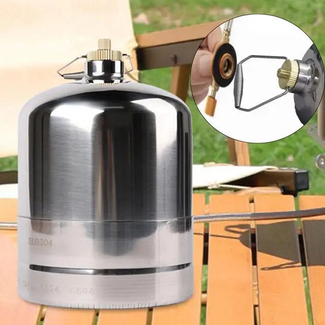 s Stainless Steel Refillable Gas Bottle Inflatable Empty Gas Cylinder ...