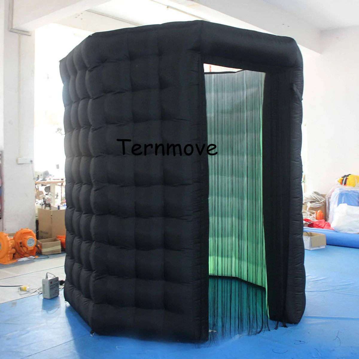 Inflatable-diagonal-luminous-photo-booth-air-mold-street-wedding ...